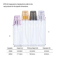 China 200/250ml Plastic Transparent Clear Cylindrical Bottle With White/Black/Yellow/Pink Lid For Empty Trigger Sprayer Bottle for sale
