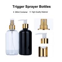 China 280ml 250ml Trigger Sprayer Bottles Plastic Foam Dispenser Bottle With Gold Nozzles for sale