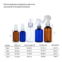 China Plastic 500ml Trigger Spray Bottles 150ml Foam Pump Bottles Semi Transparent Brown for sale