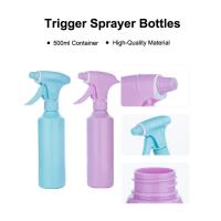 China 375ml Durable Trigger Sprayer Bottles In Blue Pink Body Spray Purple Bottle for sale