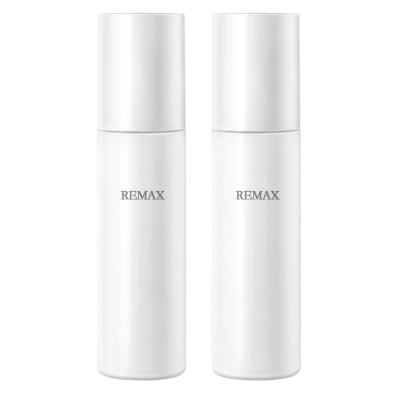 China 100/120ml Plastic White Smooth Cylindrical Bottle with white Lid For Empty trigger sprayer Bottle for sale