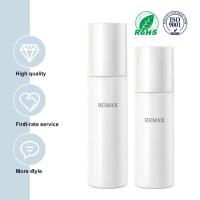 China 100/120ml Plastic White Smooth Cylindrical Bottle with white Lid For Empty trigger sprayer Bottle for sale