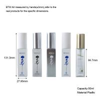 China Customizable Trigger Sprayer Bottles 84.7mm 50ml Foam Pump Bottle With White Caps for sale