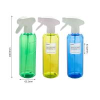 China 50ml Clear Plastic Spray Bottles Spray Head With White Pistol Grip Spray Heads for sale