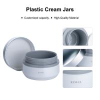 China 50ml White Opaque Plastic Cream Glass Bottle Jars With Silver Lids for sale