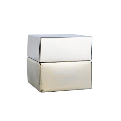 China 60ml Square Empty Cream Jar For Skincare Products 2oz 4oz for sale