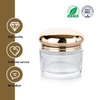 China 35g Cylindrical Transparent Empty Cream Jar Cream Jars Cosmetic Packaging for sale