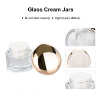 China 35g Cylindrical Transparent Empty Cream Jar Cream Jars Cosmetic Packaging for sale