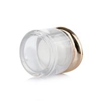 China 35g Cylindrical Transparent Empty Cream Jar Cream Jars Cosmetic Packaging for sale
