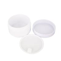 China 120ml Plastic Empty Cream Jar Elegant Same-Color Lid Customization for sale