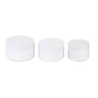 China 120ml Plastic Empty Cream Jar Elegant Same-Color Lid Customization for sale