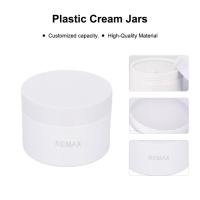 China 120ml Plastic Empty Cream Jar Elegant Same-Color Lid Customization for sale