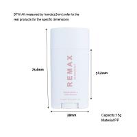 China 75g Oval-shaped and smooth sunscreen stick with odor-fighting properties for sale