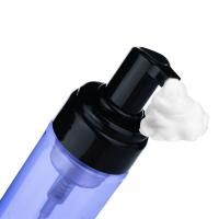China 50/100/150ml Plastic white/transparent/blue cylindrical smooth/frosted bottle with white/black pump for Foam Pump Bottle for sale