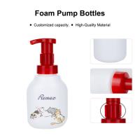 China 300ml 450ml Foam Pump Bottle Heads Round Soap Foam Dispenser Bottle for sale