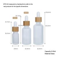 China 5ml 30ml 50ml Transparent Cosmetic Dropper Bottles for sale