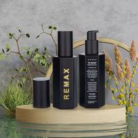 China 50ml Frosted Glass Glass Cosmetic Packaging Lotion Recycled Hexagonal Cosmetic Bottles Glass for sale