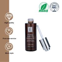 China 30ml Brown/Amber Glass Clear Cylindrical Bottle With Silver/Bamboo/Black Drop For Empty Cosmetic Glass Bottles for sale