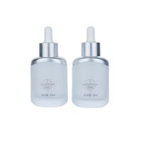 China 30ml Silver Glass Dropper Bottles Transparent Elegant Glass Eye Dropper Bottles for sale