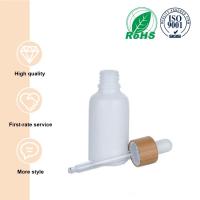 China Smooth 30ml White Cylindrical Cosmetic Dropper Bottles Pink Orange for sale