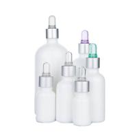 China Ceramic Cosmetic Dropper Bottles Set 10ml 15ml 30ml For Essential Oil for sale