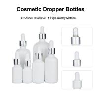 China Ceramic Cosmetic Dropper Bottles Set 10ml 15ml 30ml For Essential Oil for sale