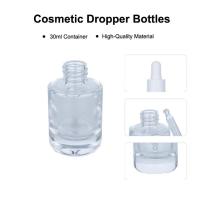 China 25ml Clear Glass Cosmetic Dropper Bottles for sale