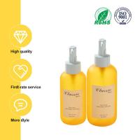 China White Oil Cosmetic Bottle 150ml 200ml 300ml Gold Shoulder Perfume Oil Bottle for sale
