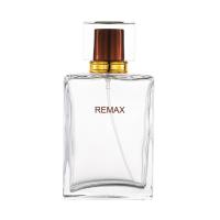 China 50ml Transparent Glass Clear Rectangle Bottle With Transparent Lid For Cosmetic Glass Bottles for sale