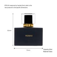 China 50ml Black Glass Smooth rectangle bottle with black Lid for Cosmetic Glass Bottles for sale
