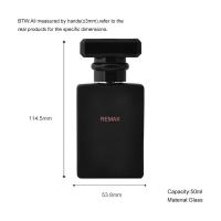 China 50ml Transparent/Black Glass Clear/Smooth Rectangle Bottle With Transparent/Black Lid For Cosmetic Glass Bottles for sale