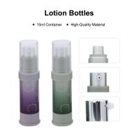 China 15ml 20ml Airless Pump Bottles Customizable Plastic Vacuum For Cosmetic for sale