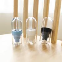 China 30ml 50ml Airless Pump Bottles Plastic Vacuum Transparent With Spray Pump for sale