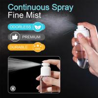 China 30ml 50ml Airless Pump Bottles Plastic Vacuum Transparent With Spray Pump for sale