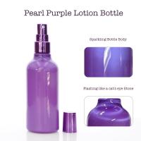 China 150ml Round Plastic Spray Bottle Purple Fine Flash Boston With Pump for sale