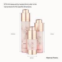 China 15ml 30ml 50ml Airless Travel Bottles / Empty Foundation Bottle With Pump for sale