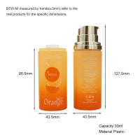 China 50ml Airless Pump Bottles For Cosmetics , Vacuum Lotion Bottles With Pump for sale
