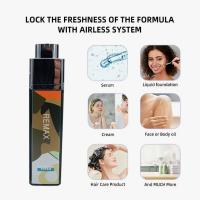 China Lotion 30ml 50ml Airless Pump Bottles Plastic for sale