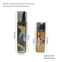 China Lotion 30ml 50ml Airless Pump Bottles Plastic for sale