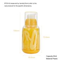 China 50ml Dual Layer Vacuum Pump Bottle Cosmetic Preserve Freshness With Matching Cap for sale