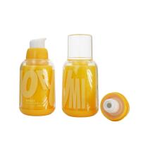 China 50ml Dual Layer Vacuum Pump Bottle Cosmetic Preserve Freshness With Matching Cap for sale