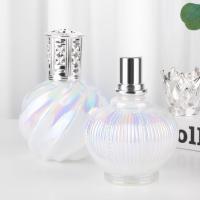 China White Glass Cosmetic Packaging Spherical Shell Pattern Catalytic Aromatherapy 100ml for sale
