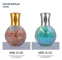 China Design Luxury Glass Cosmetic Packaging 100ml Multicolor Striped for sale