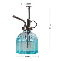 China 500 Ml Glass Sprayer Bottle Custom Multi Color Skirt Pressurized For Garden Watering for sale