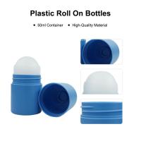 China 50ml Plastic Roll On Bottle Fantastic Deep Blue For Body Care for sale