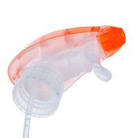 China Mini 28/410 Pump Spray Bottle Parts Orange Translucent Ergonomic for sale
