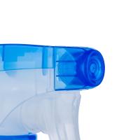 China Customizable Pump Spray Bottle Parts 28/410 Blue Frosted Spray Trigger for sale