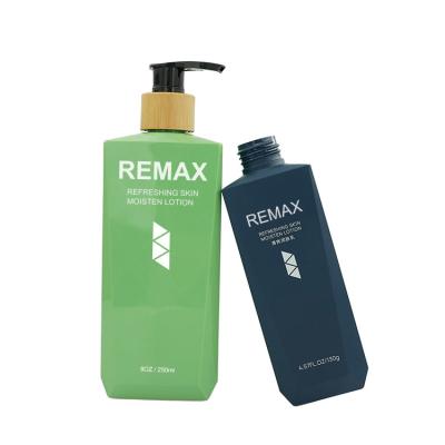 China 130ml Plastic Small Shampoo Bottles Dark Blue Square for Body Care for sale