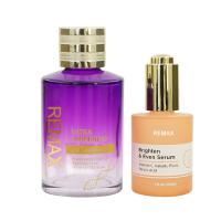 China Functional 30ml 70ml Cosmetic Dropper Bottles In Gradient Purple And Matte Orange for sale
