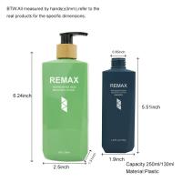 China Plastic 250ml Shampoo Lotion Bottle Modern Design for Body Care for sale